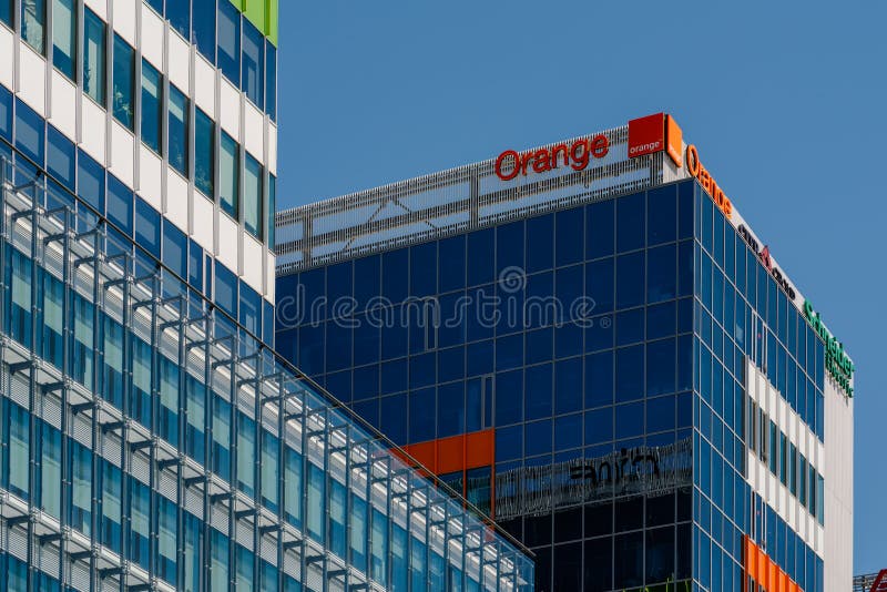 Modern Office Building in North District of Bucharest City Editorial ...