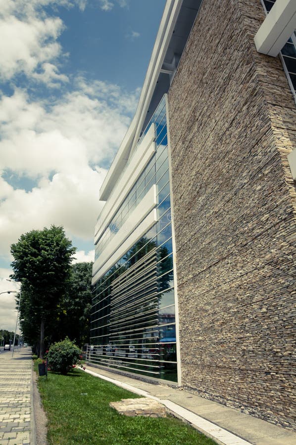 Modern office building stock image. Image of floorplan - 57923237