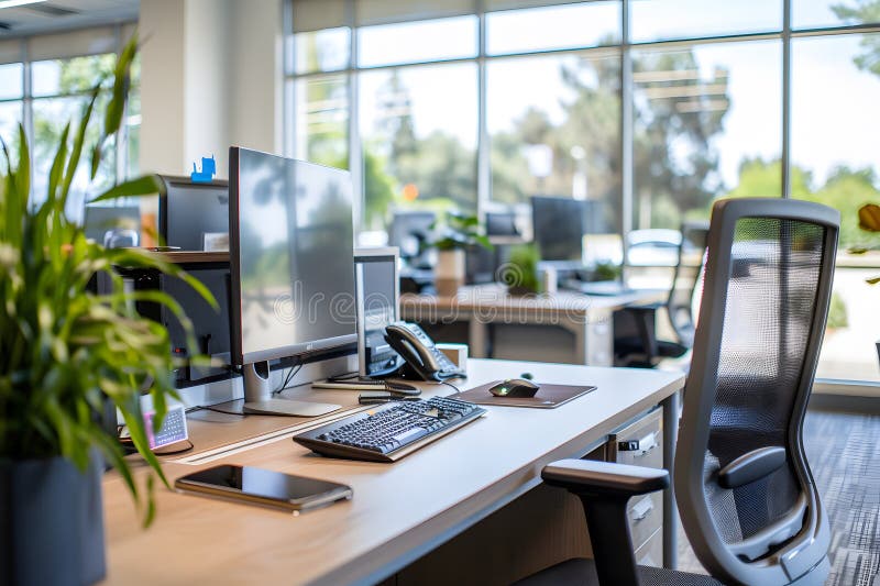 Modern Office Building Showcasing Contemporary Office Spaces for ...