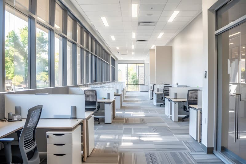Modern Office Building Showcasing Contemporary Office Spaces for ...