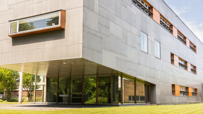 Modern office building stock photo. Image of grey, netherlands - 42194532