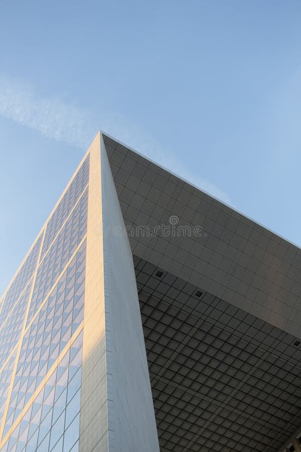 Modern Office Building with Sky Stock Photo - Image of defense ...