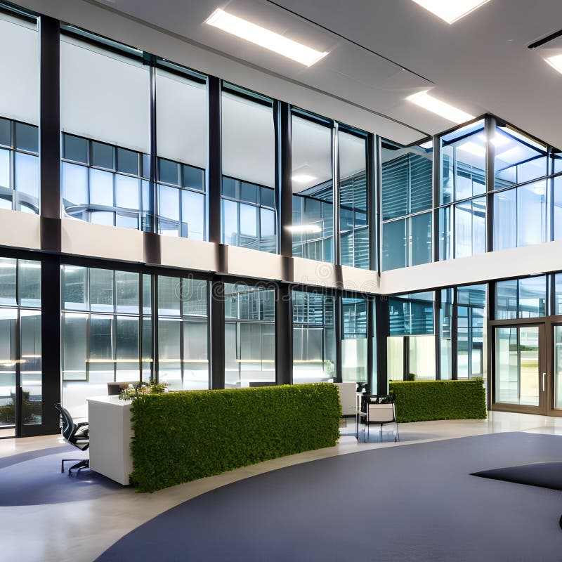 A Modern Office Building with a Smart, Energy-efficient Design ...