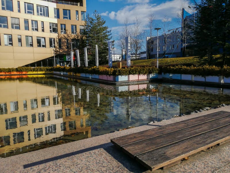 Modern Office Building in Sofia Bulgaria Stock Image - Image of ...