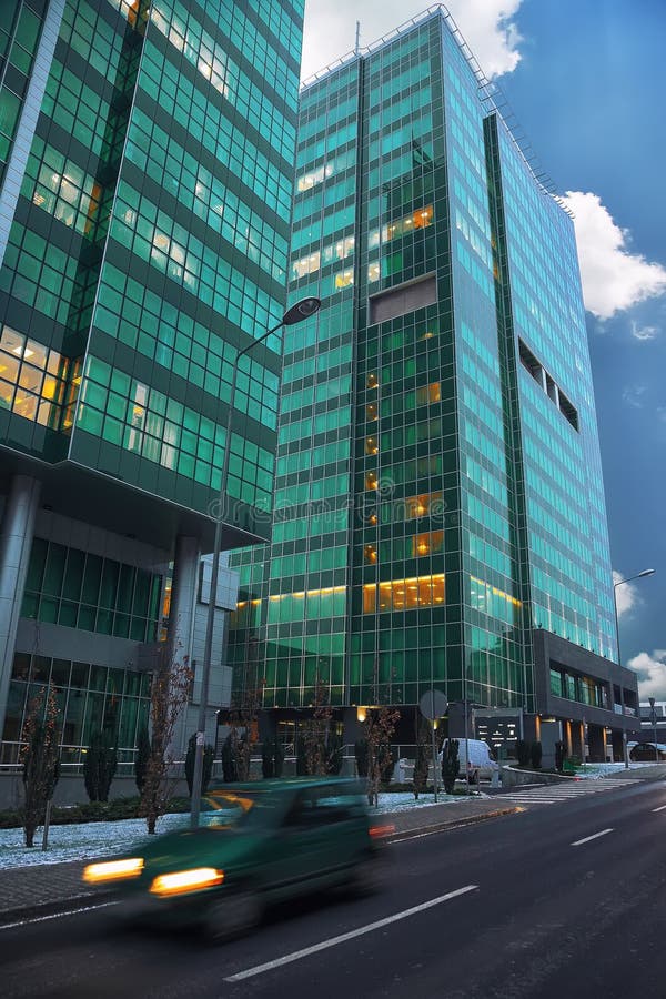 Modern office building stock photo. Image of direction - 63384302