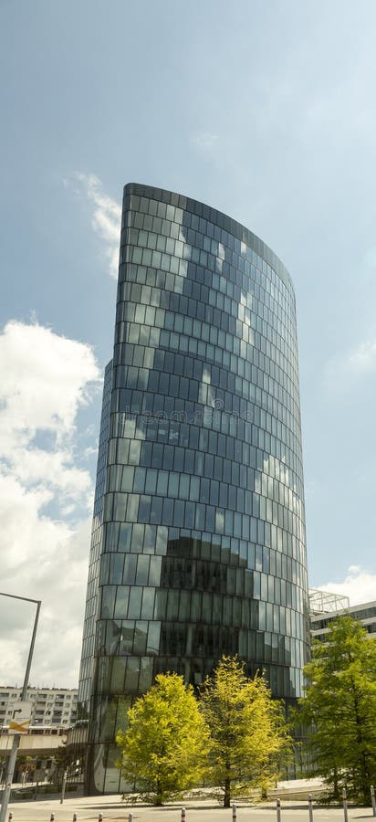 Modern Office Building in Vienna, Austria. Editorial Photo - Image of ...