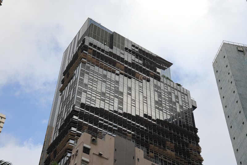 A Modern Office Building at Wan Chai, HK 14 Oct 2021 Editorial ...