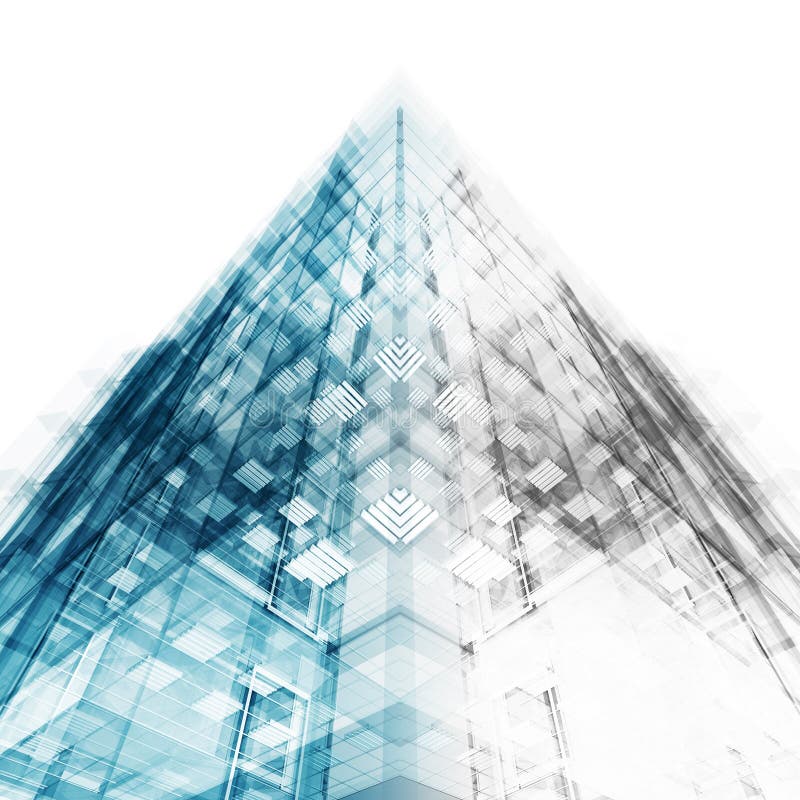 Modern Office Building. 3d Rendering Stock Illustration - Illustration ...