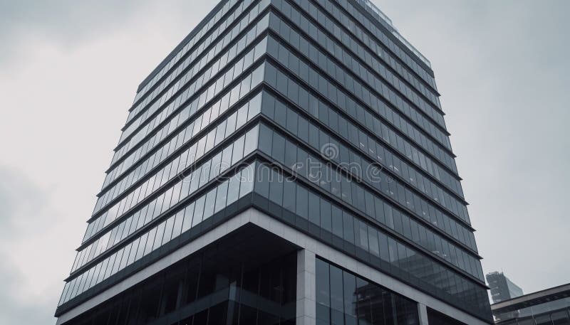 Modern Office Building Modern Office Buildings Stock Illustration ...