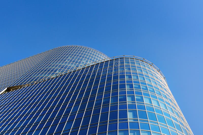 Modern Office Buildings of Glass and Metal Stock Image - Image of ...