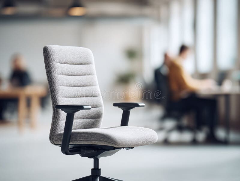 Modern Office Chair in a Bright, Collaborative Workspace. Symbolizes ...