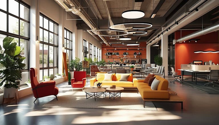 Modern Office with Comfortable, Collaborative Spaces Designed for ...