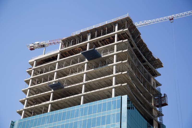 Modern Office Buildings Construction Stock Photo - Image of ...