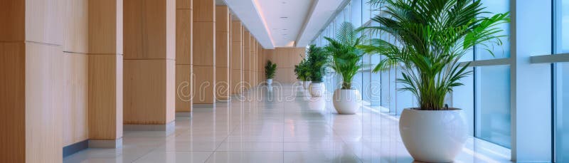 Modern Office Design with Wall Picture Serving As a Barrier, Creating a ...