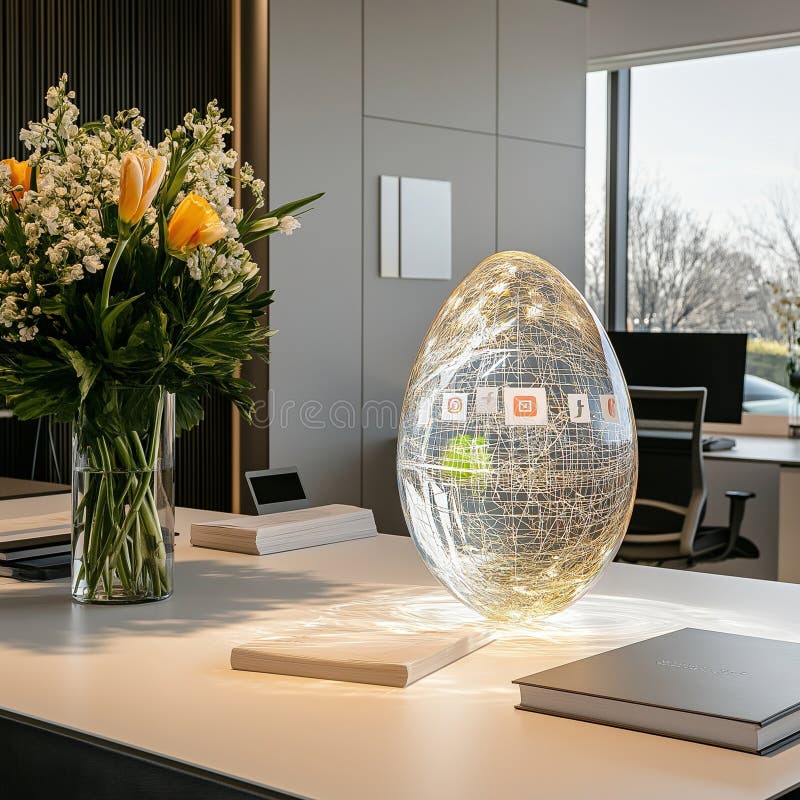 High-tech Easter Egg Office Decor for Digital Companies and Programmers ...