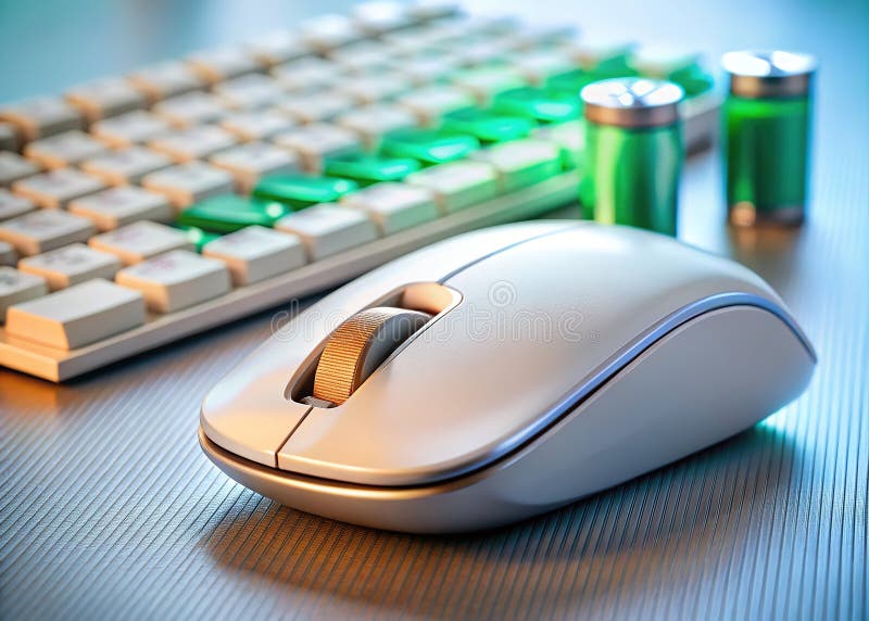 Modern Office Essentials an Aerial Perspective on a Minimalist ...