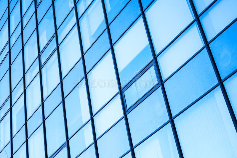 Business Office Glass Windows Building Stock Image - Image of glass ...