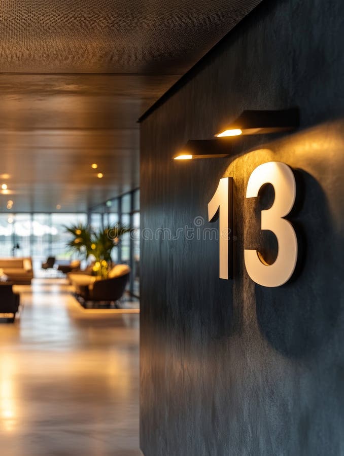 Modern Office Hallway Number 13 Wall Stock Photos - Free & Royalty-Free ...