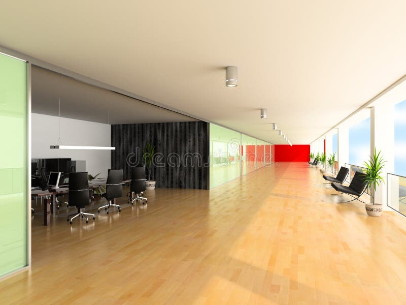 Office interior stock illustration. Illustration of professional - 27921513