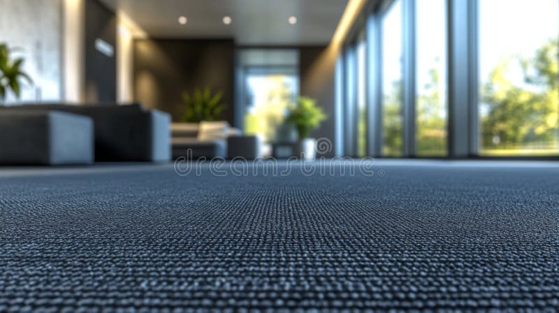 Modern Office Interior with Blurred Background Showing Carpet Texture ...