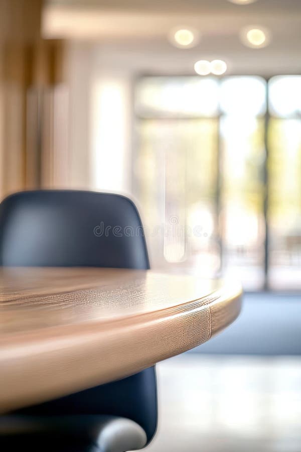 Modern Office Interior, Blurred Open Space Coworking Background with ...