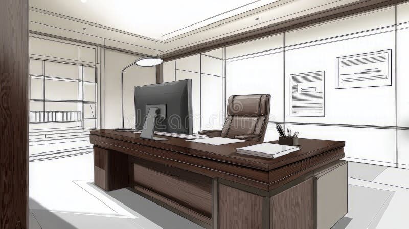 1,003 Office Interior Empty Desk Wallpaper Stock Photos - Free ...
