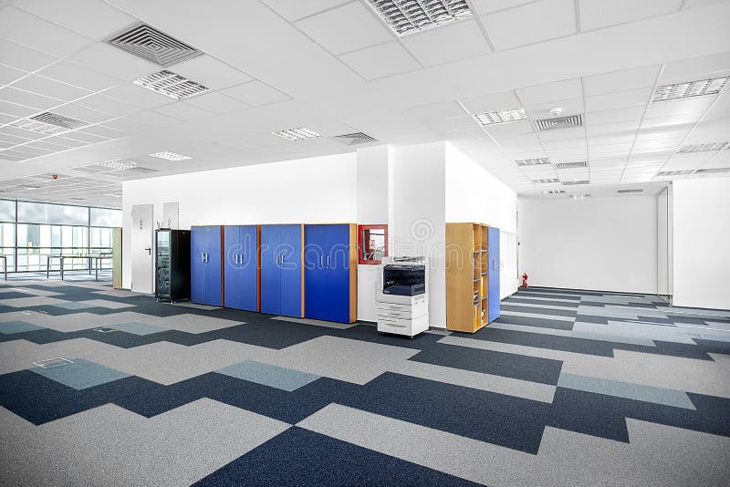 Modern Office. Interior Space of Modern Empty Office Stock Image ...