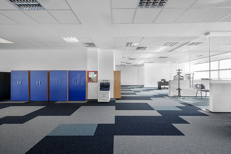 Modern Office. Interior Space of Modern Empty Office Stock Image ...