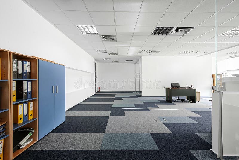 Modern Office. Interior Space of Modern Empty Office Stock Photo ...