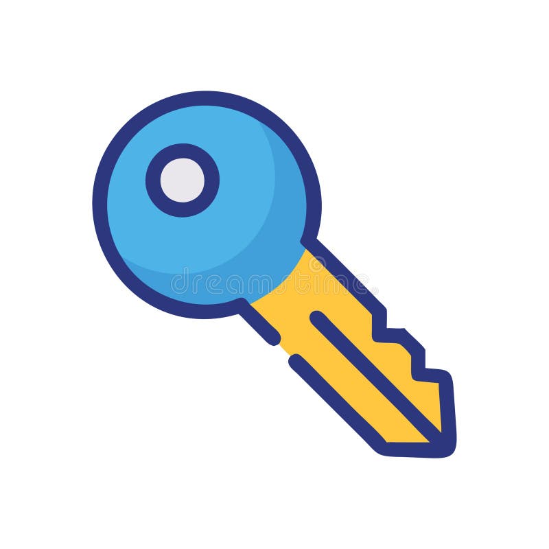 Modern Office Key for Functional Use Stock Vector - Illustration of ...