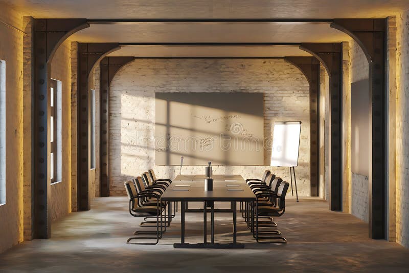 Modern Office Meeting Room Table and Chairs Modern Meeting Room Modern ...