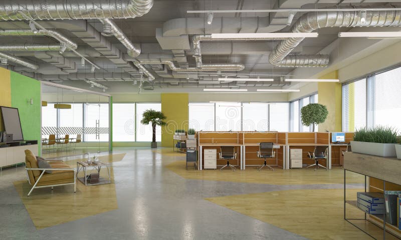 Stock Trading Center. Mixed Media Stock Photo - Image of view, floor ...