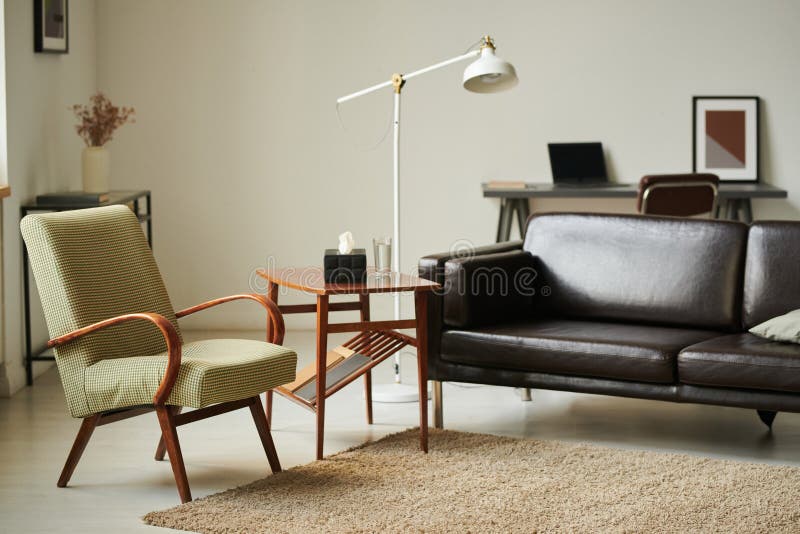 Modern Office of Psychologist for Work Stock Photo - Image of sofa ...