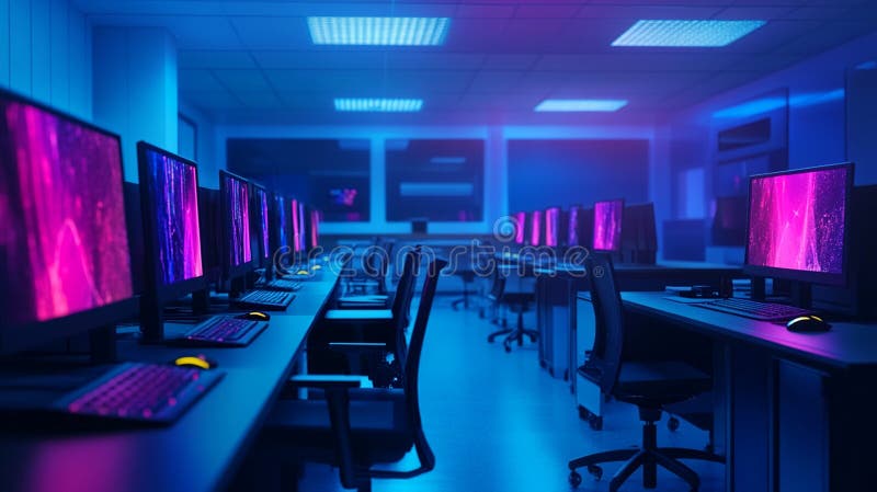 Blue Computers Device Icons Stock Vector - Illustration of tablet ...