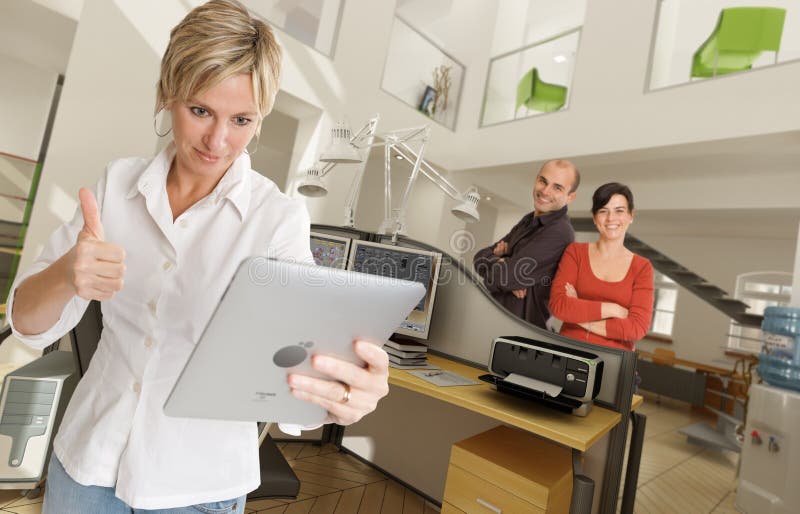 Modern office scenes stock image. Image of business, design - 42053427