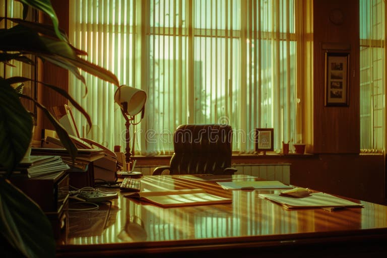 Modern Office Setup with Natural Lighting Stock Photo - Image of ...