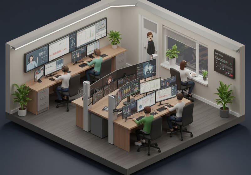 Workstations Setup Stock Illustrations – 648 Workstations Setup Stock Illustrations, Vectors ...