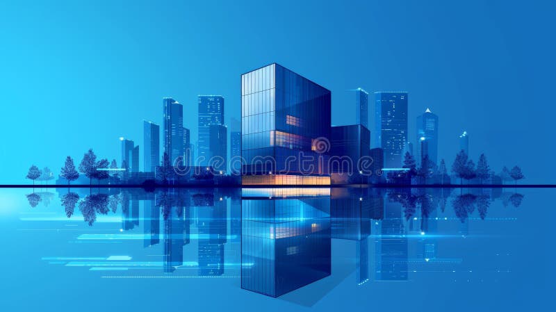 Modern Office Solutions, Chic Banner Design Showcasing a Smart Office ...