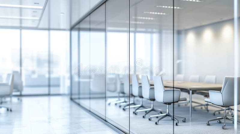 Modern Office Space Blurred for a Professional Background Stock ...