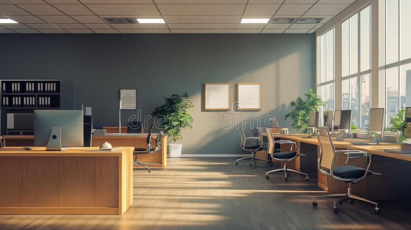 Modern Office Space Showcases Productivity and Collaboration with ...