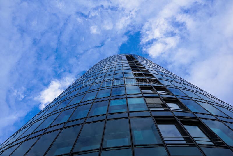 A modern office tower stock photo. Image of buildings - 152663392