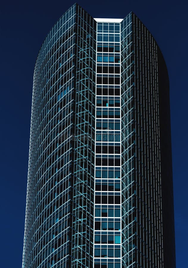 Modern Office Tower Building Stock Photo - Image of modern, front ...