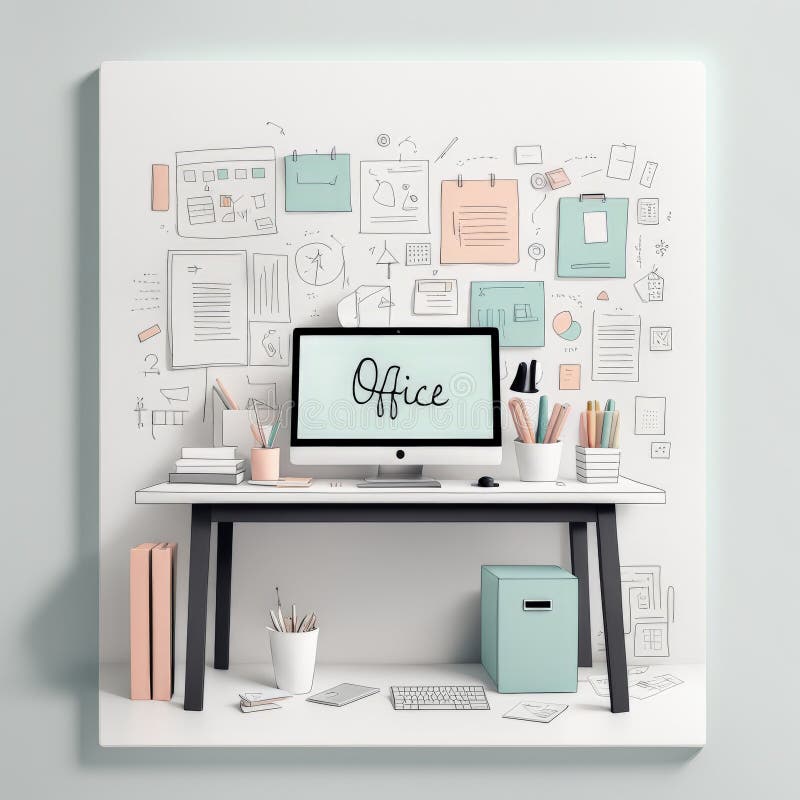 Workplace Computer Screen Stock Illustrations – 78,863 Workplace ...