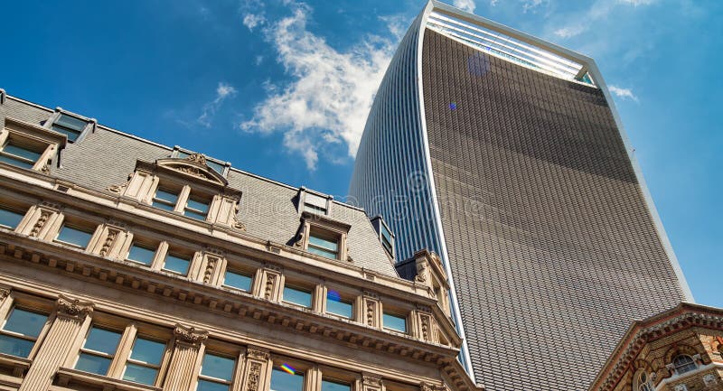 Modern and Old City Buildings, London Stock Image - Image of buildings ...