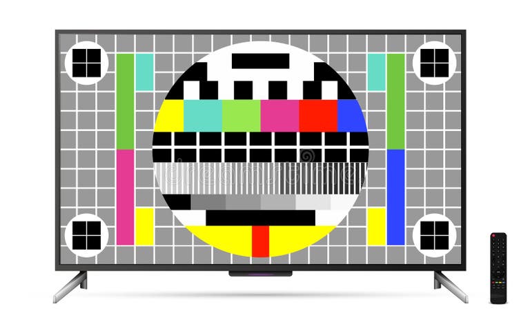 Tv Test Vector Stock Illustrations – 1,126 Tv Test Vector Stock ...