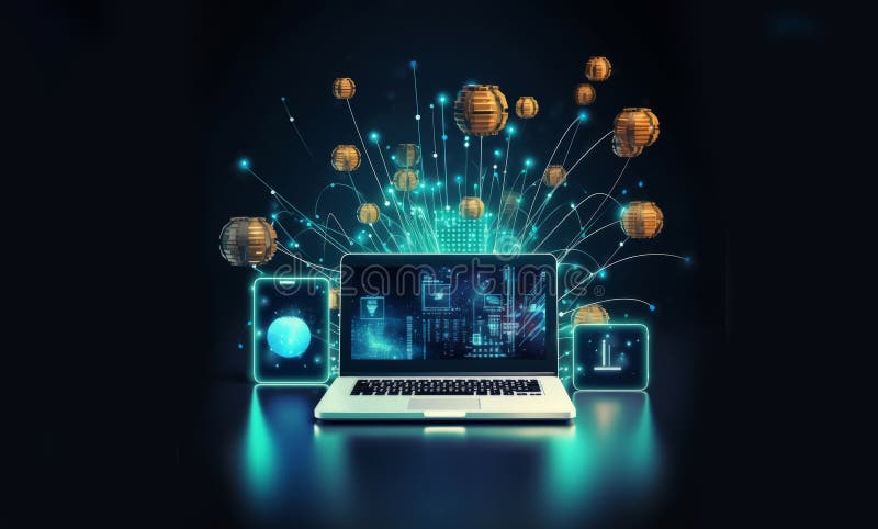 Modern Online Banking Interface Displayed on a Digital Screen.Generated ...