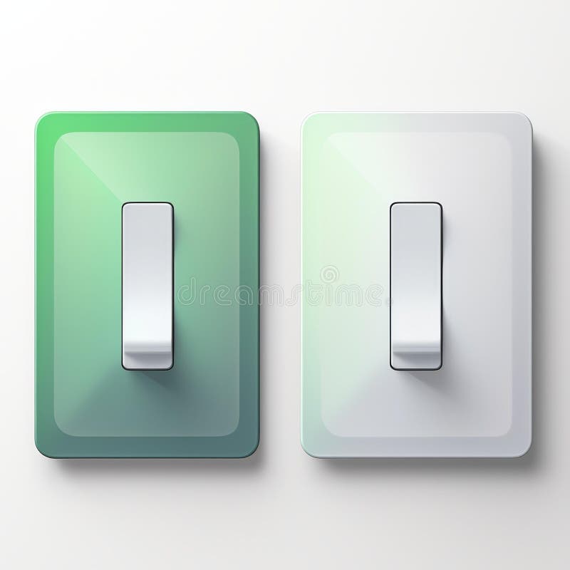 Modern Onoff Trapezoid Toggle Switch Design, Ai Generated Stock ...