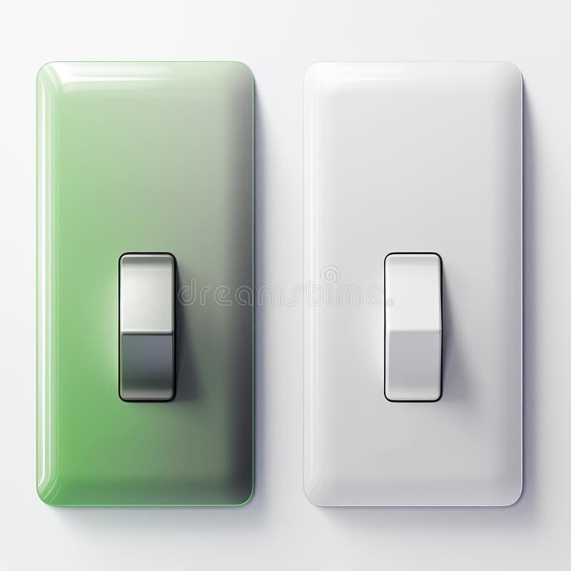 Modern Onoff Trapezoid Toggle Switch Design, Ai Generated Stock ...