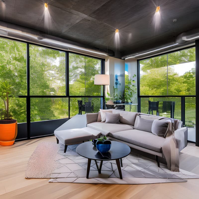 A Modern, Open-concept Studio Apartment with Flexible Furniture for Multiple Uses1, Generative ...