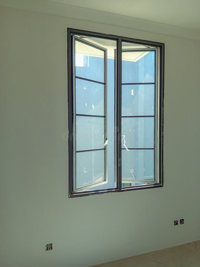 Modern Open Window Interior Stock Photo - Image of bright, interior ...
